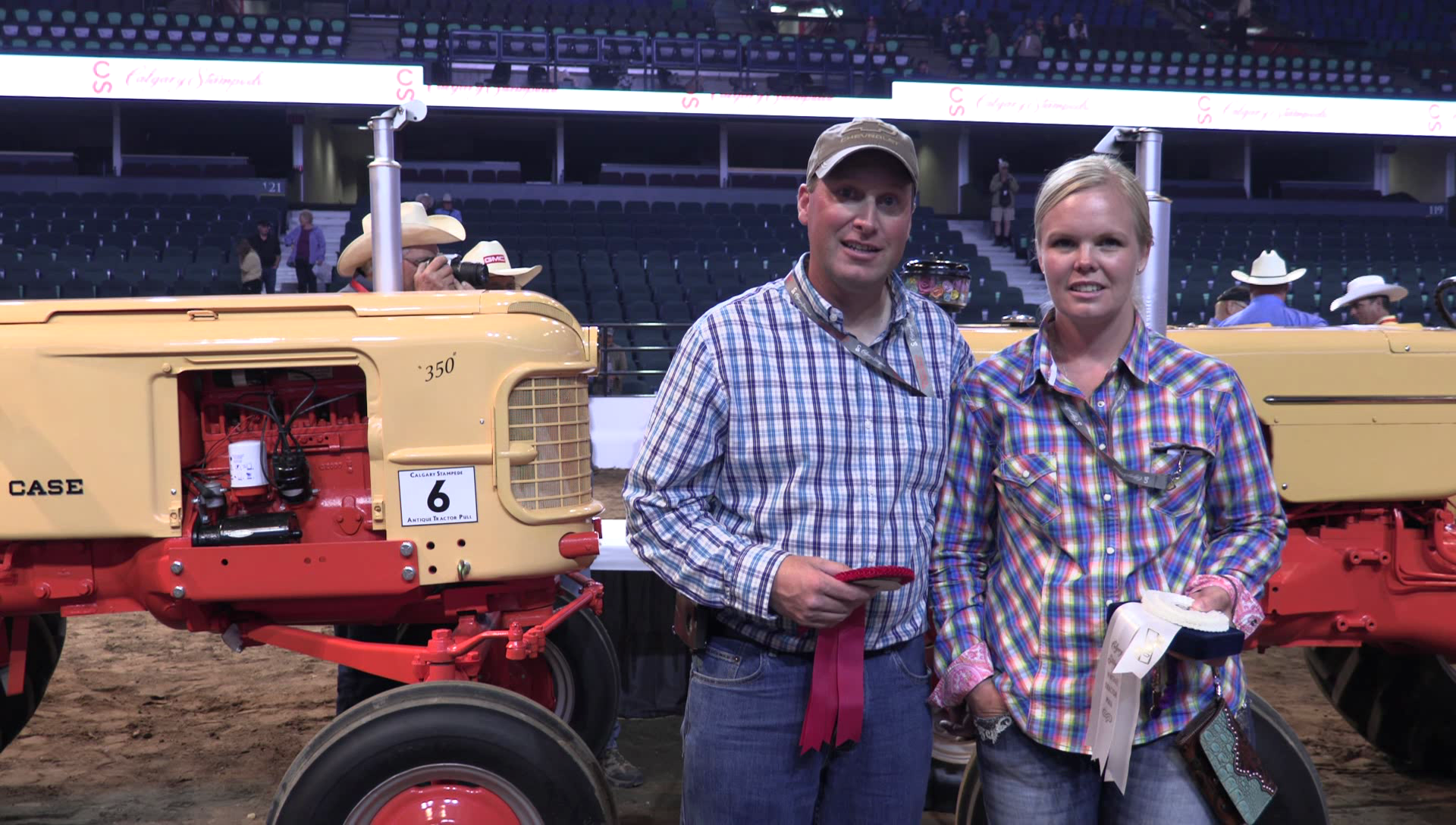 2017 Calgary Stampede Vintage Tractor Pull: Jeremy and Jill Moore ...