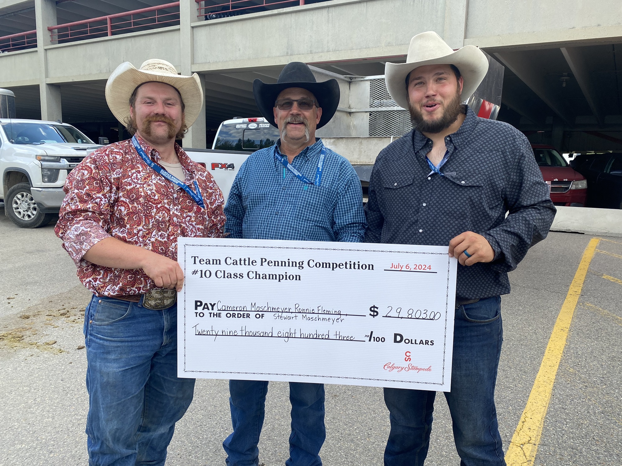Thrilling Win For Farming Trio at Calgary Stampede’s Team Cattle ...