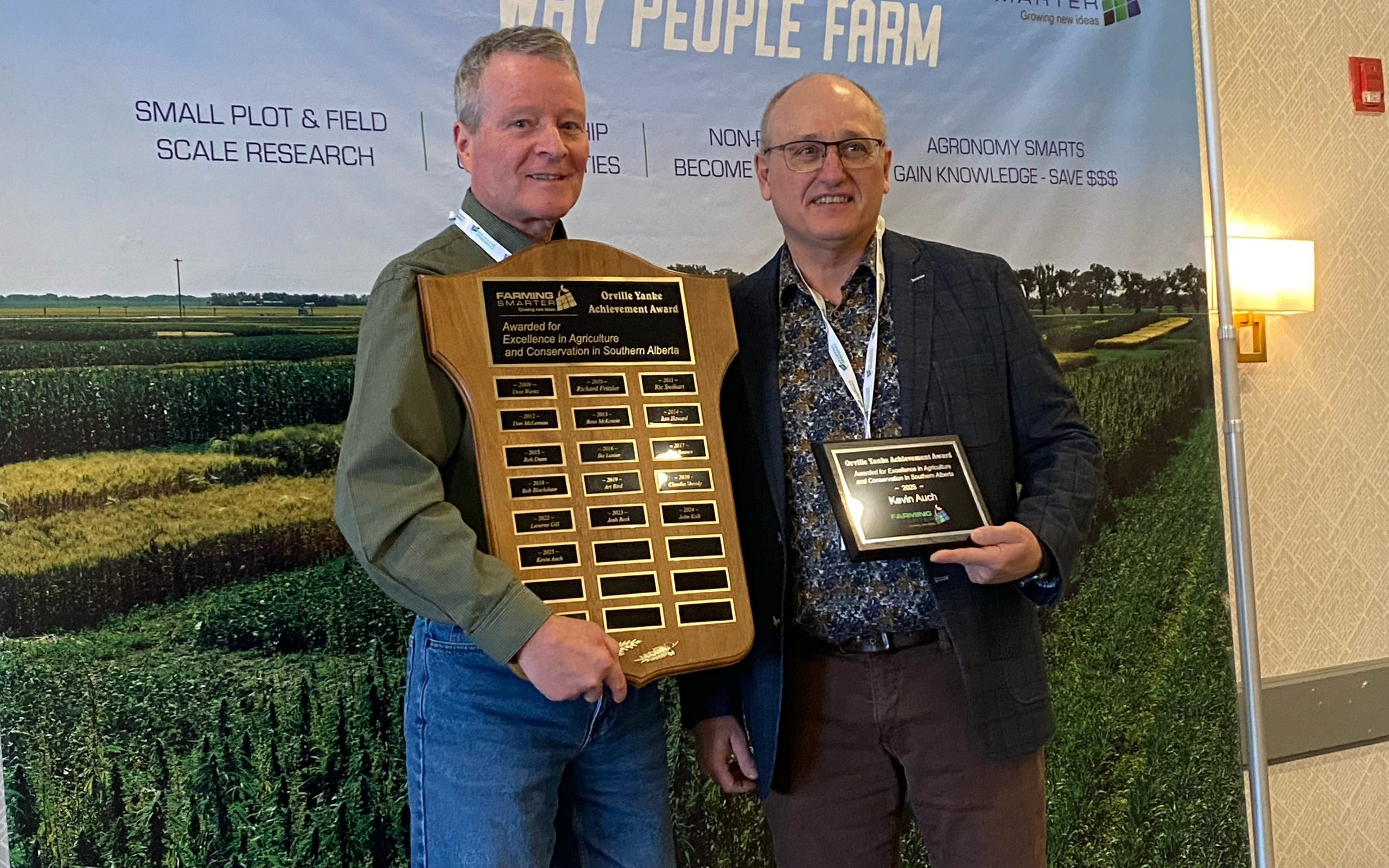 Carmangay Farmer Honoured for Lifelong Commitment to Soil Conservation ...