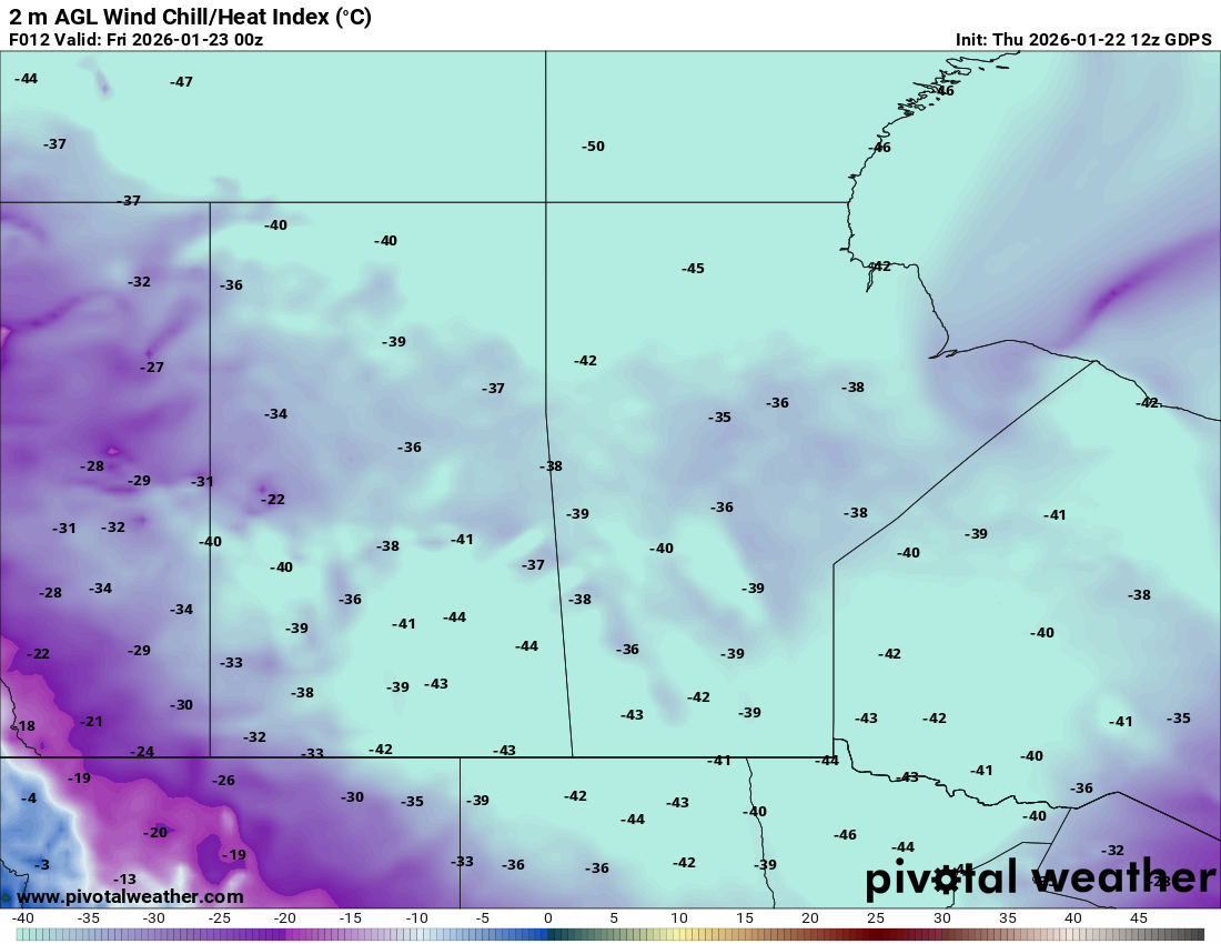 Prairie Weather This Week – Midweek Update Jan 22
